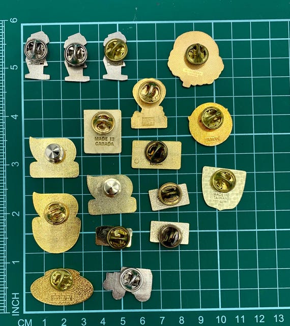 Vintage CALGARY CO-Op Badge Collection - 17 Pins - La… - Gem