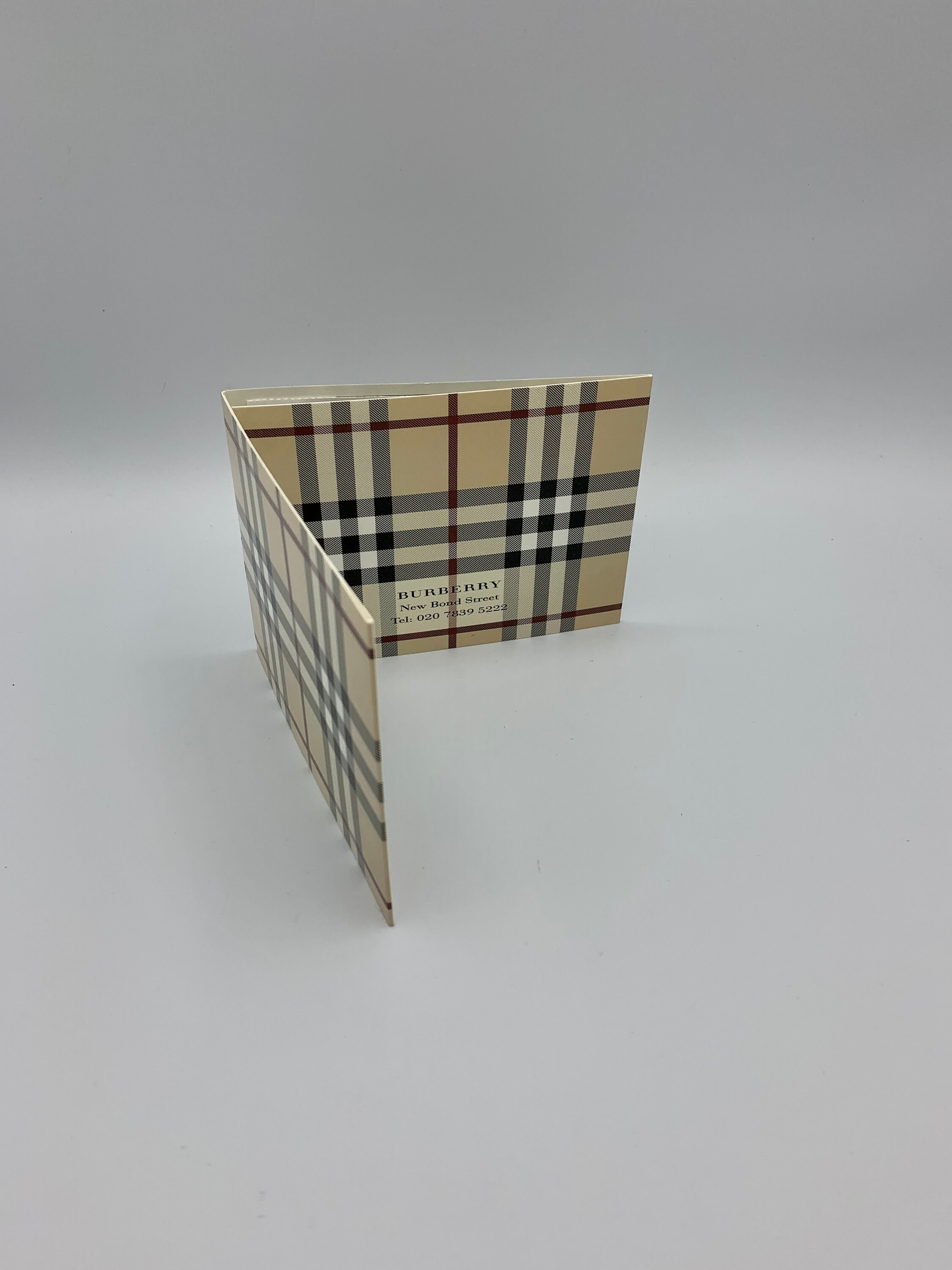 BURBERRY Pop up Map of London England Classic Nova Check Fold Out Map ...