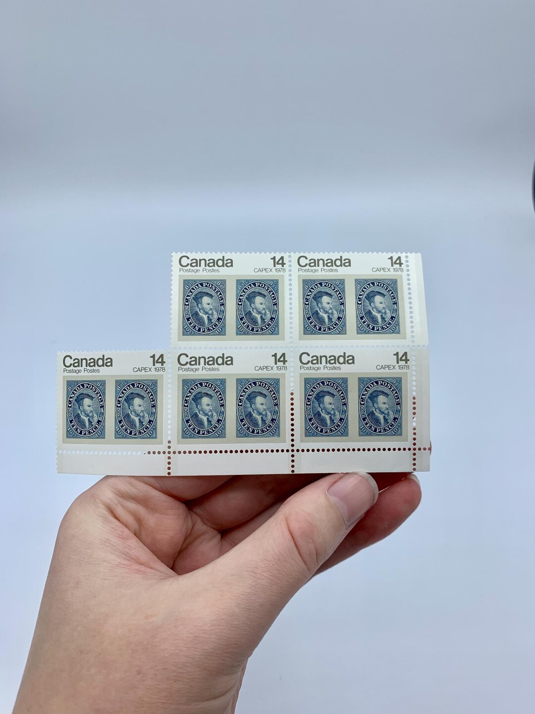 JACQUES CARTIER Canadian Stamp Set - 5 Functional Stamps Excellent ...