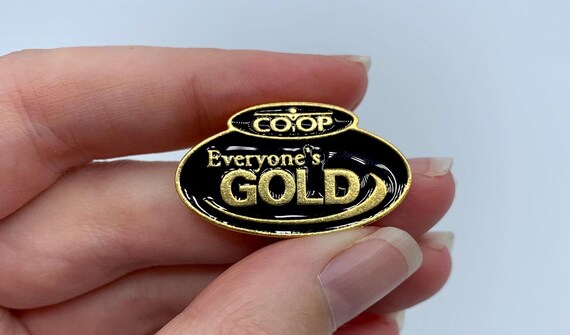 Vintage CALGARY CO-Op Badge Collection - 17 Pins - La… - Gem