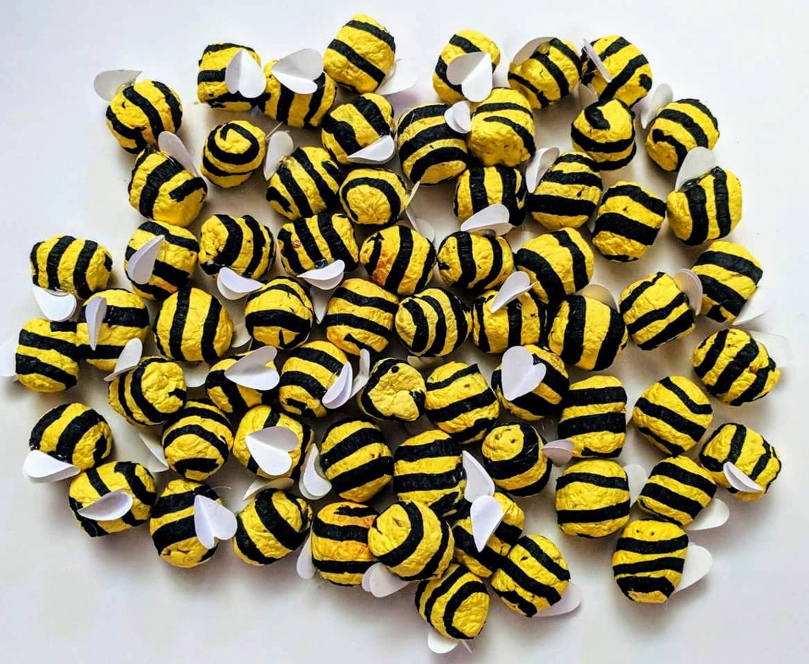 Bumble Bee Seed Bombs wildflower Seed Balls - Etsy UK