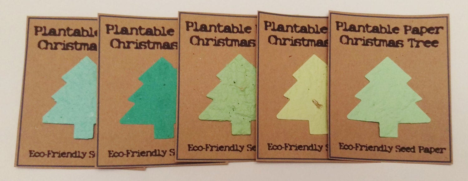 Seed Paper Christmas Card Inserts for Christmas Cards or Gifts - Etsy UK
