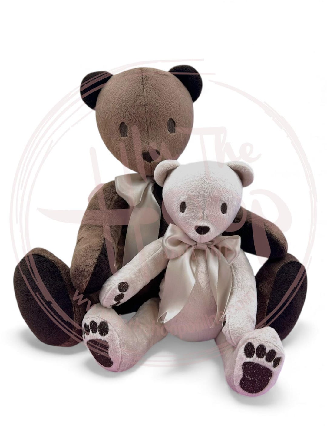 In the Hoop Teddy Memory Bear - SET 2 SIZES (ITH) Machine Embroidery ...