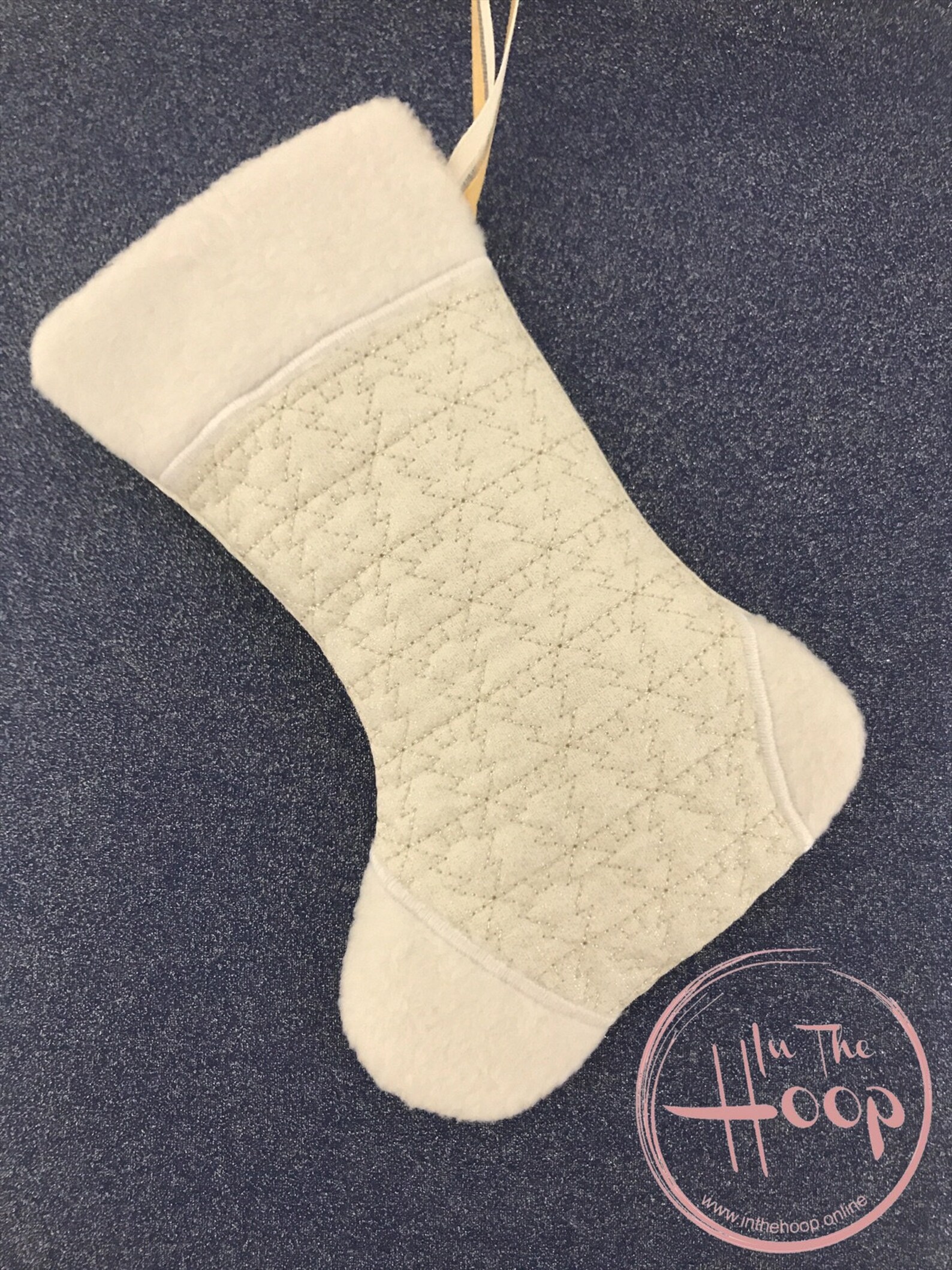 Christmas Stocking Blanks With Advent Numbers (fully Lined) in the Hoop ...
