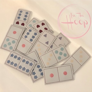 My First Dominoes / Dominos Machine Embroidery Design in the Hoop - Etsy