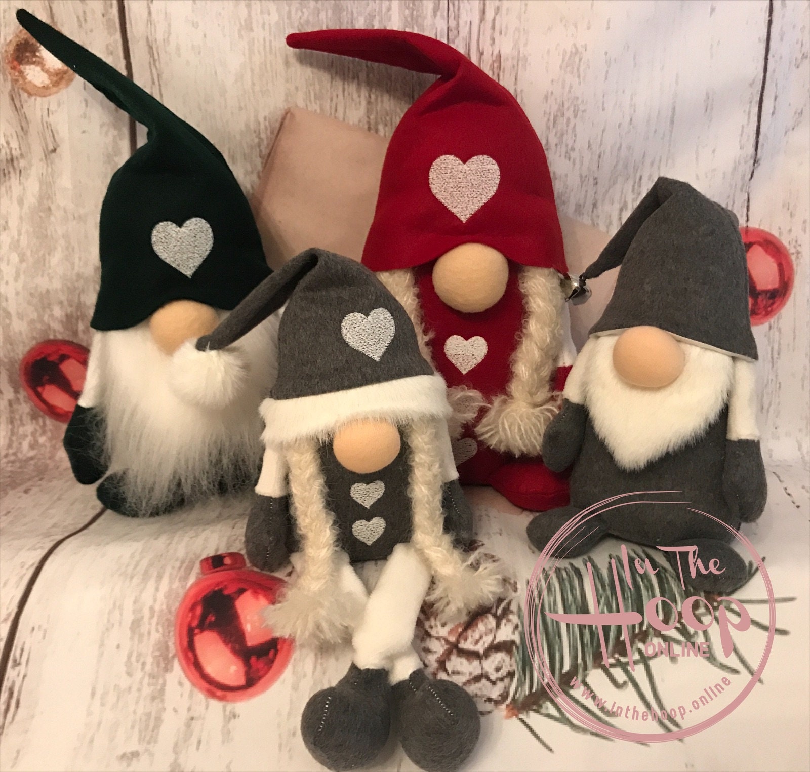 Tomte Gnome in the Hoop ITH Machine Embroidery Design FULL - Etsy Canada