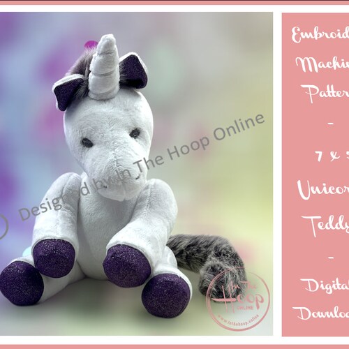 In the Hoop Cat Teddy 7 X 5 ITH Jointed Cat Machine - Etsy