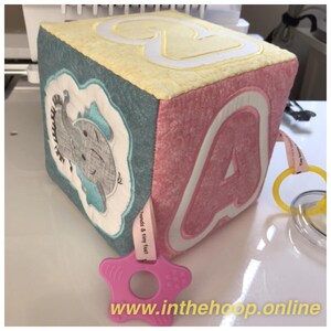 Cute Critters Play Cube Quilt Blocks Machine Embroidery Design - Etsy