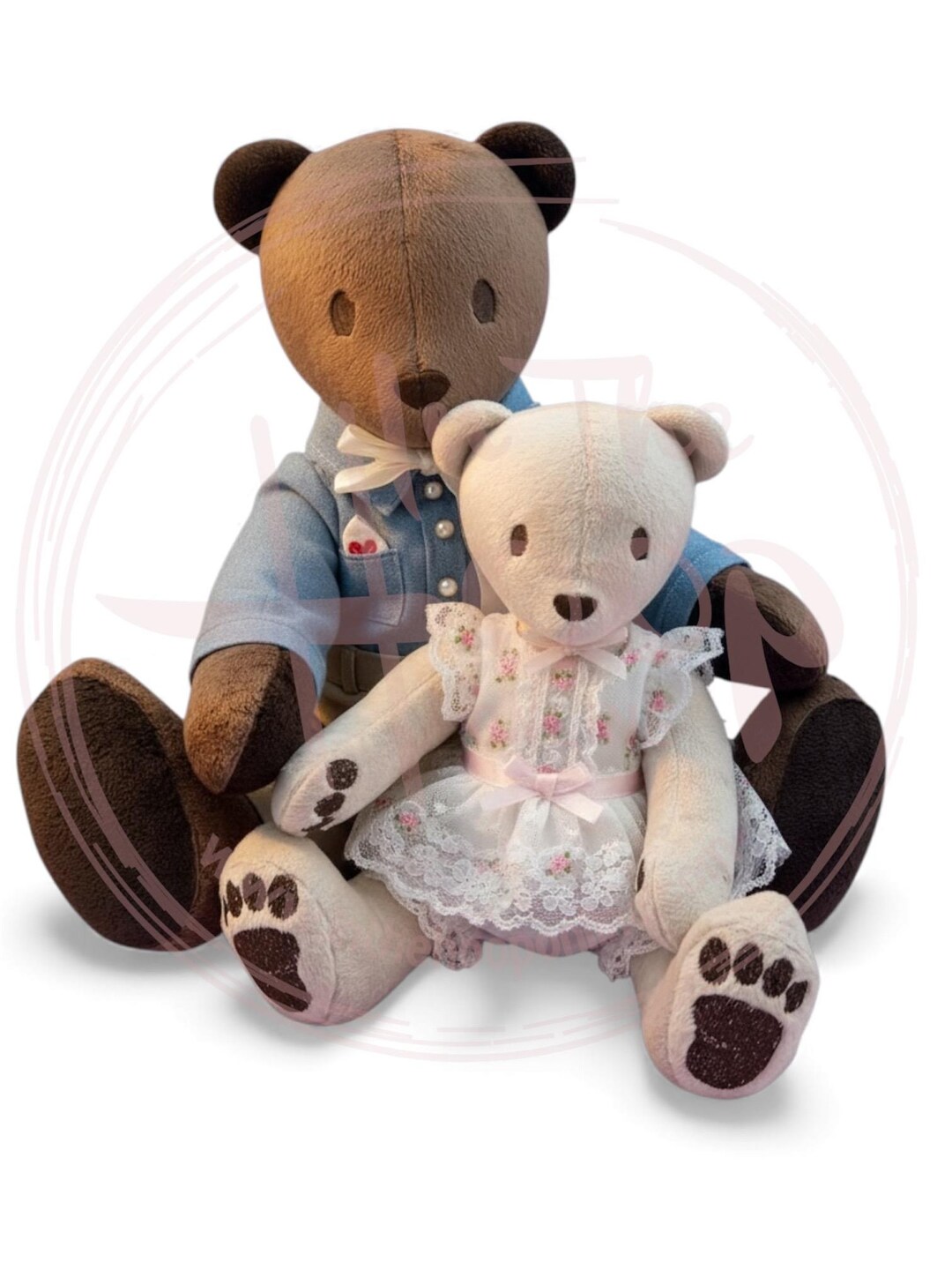 In the Hoop Teddy Memory Bear - SET 2 SIZES (ITH) Machine Embroidery ...
