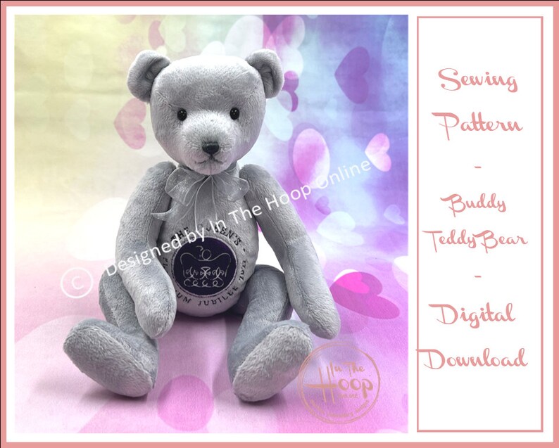 Buddy Bear Traditional Jointed Teddy Bear Sewing Pattern - Etsy UK