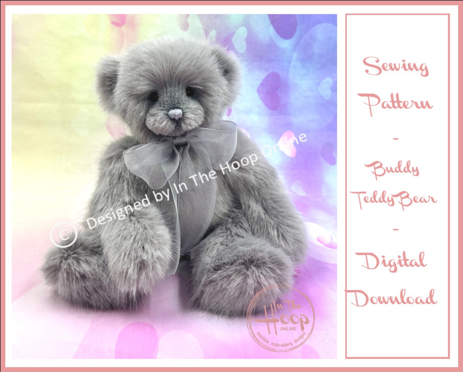 Buddy Bear Traditional Jointed Teddy Bear Sewing Pattern - Etsy UK