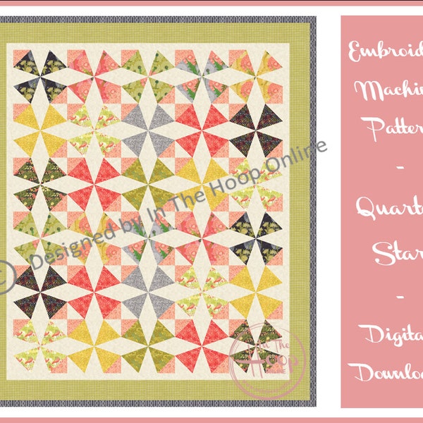 In the Hoop Quilt Block - Etsy