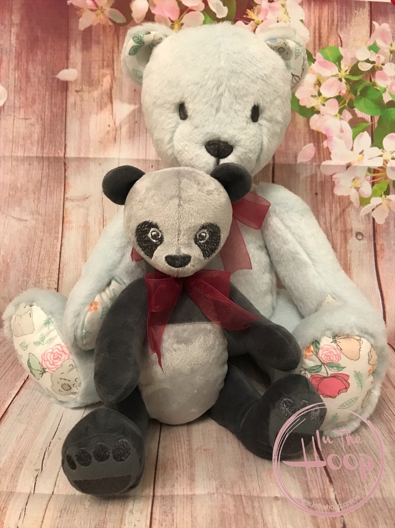 In The Hoop Large Jointed Teddy Bear Memory Bear 10x6 ITH | Etsy