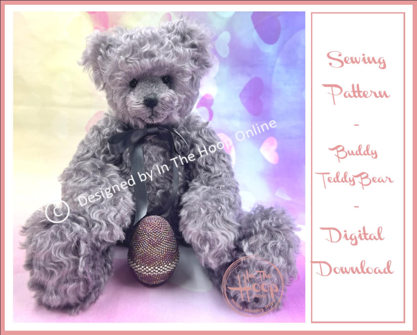 Buddy Bear Traditional Jointed Teddy Bear Sewing Pattern - Etsy UK