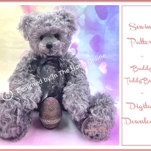 Buddy Bear - Traditional Jointed Teddy Bear Sewing Pattern (with Bonus ...