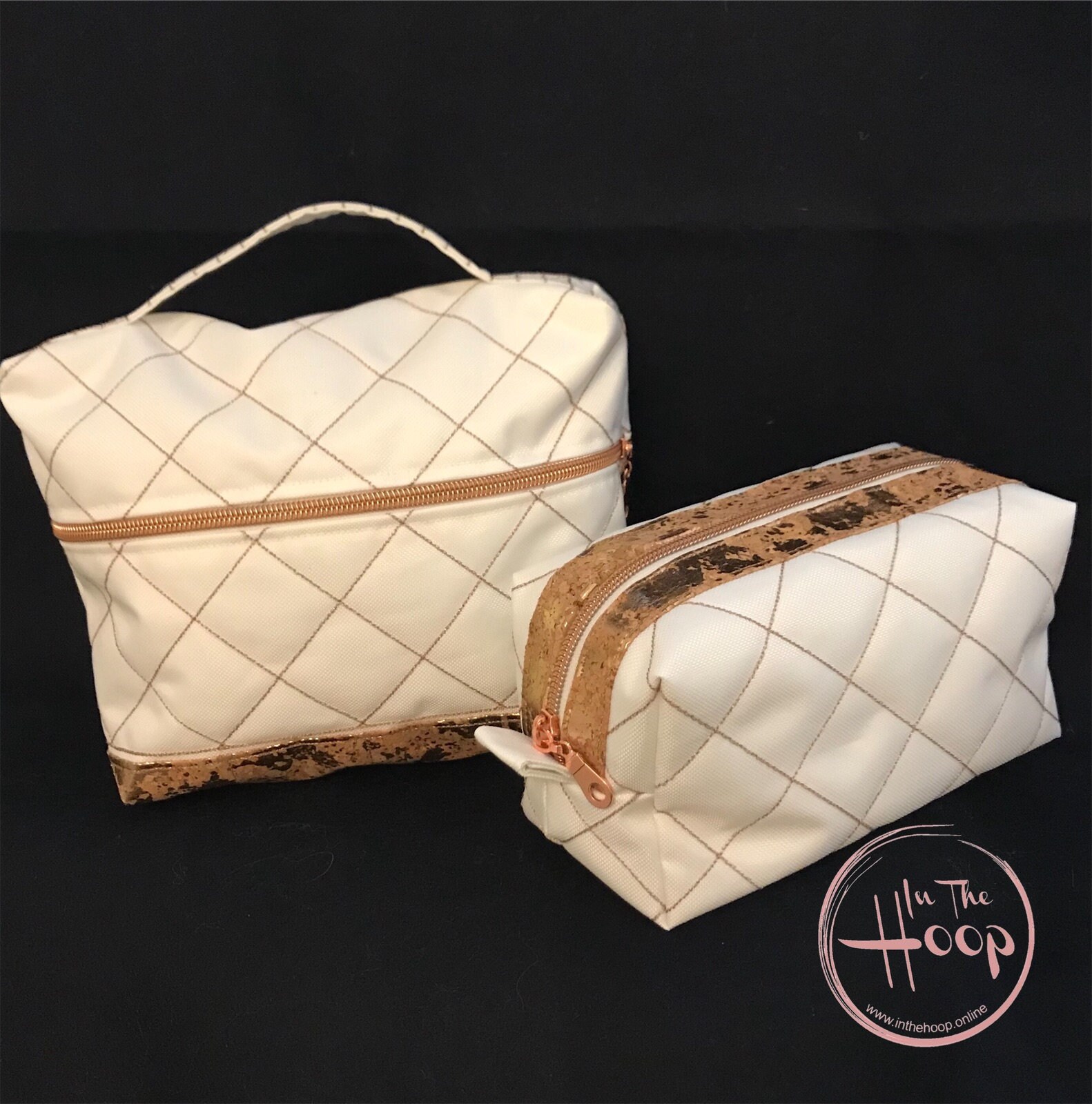 Zip Top Box Bag (fully Lined With Hidden Seams) Machine Embroidery ...