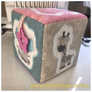 Cute Critters Play Cube Quilt Blocks Machine Embroidery Design - Etsy