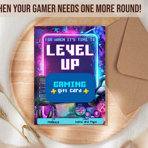 PC Gamer Gift Card Holder Printable, Gifts for Gamer Boyfriend, Gaming ...
