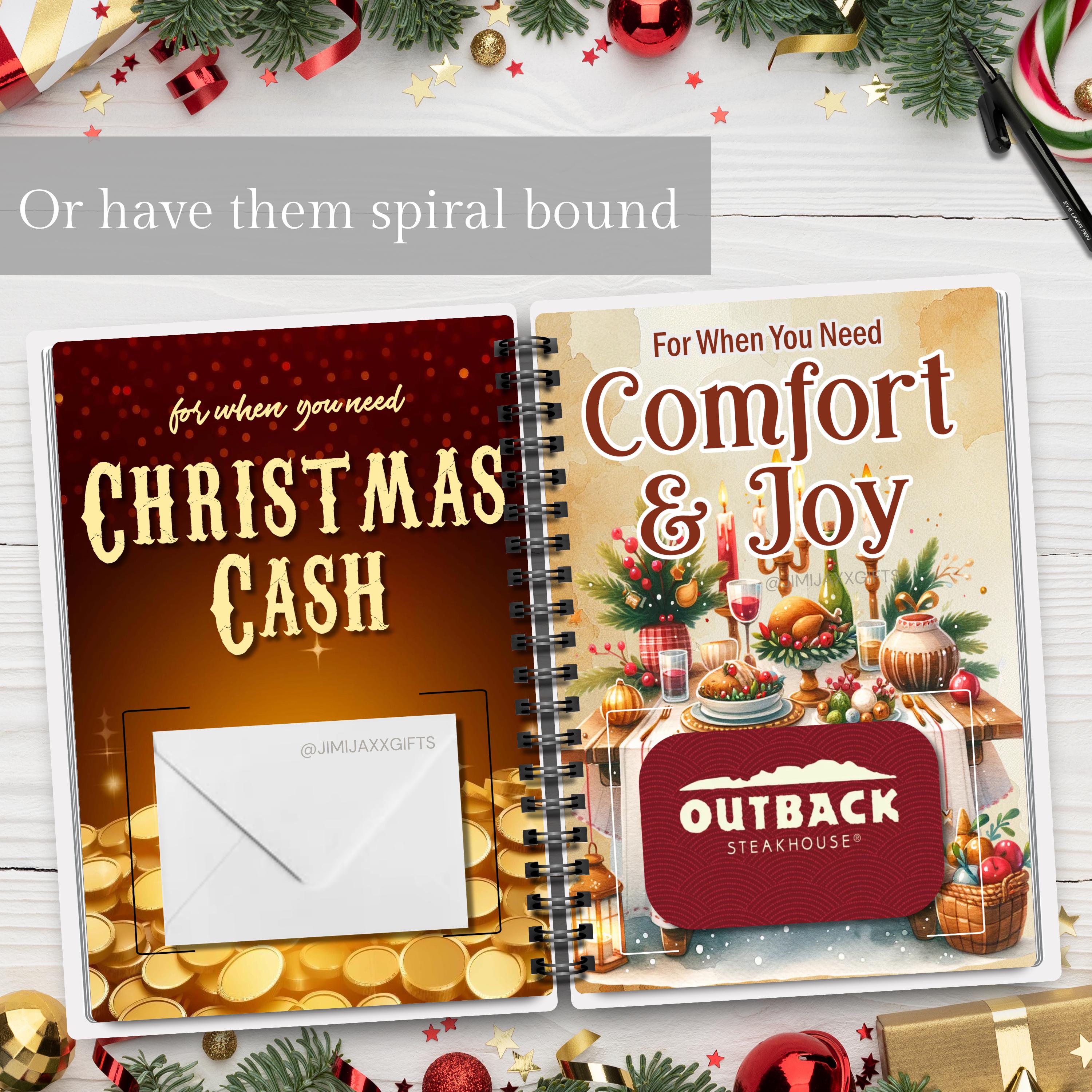 Christmas Gift Card Book Printable, DIY the Little Book for When ...
