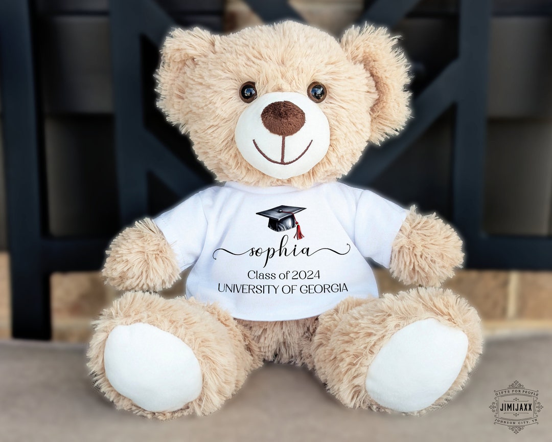 Personalized Graduation Bear for Her, Keepsake Grad Gift, Preschool ...