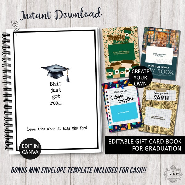 Gift Card Book for Graduate - 60+ Gift Ideas for 2024