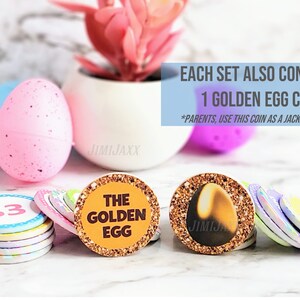 Easter Egg Hunt Tokens Easter Egg Coins for Kids Tokens for - Etsy