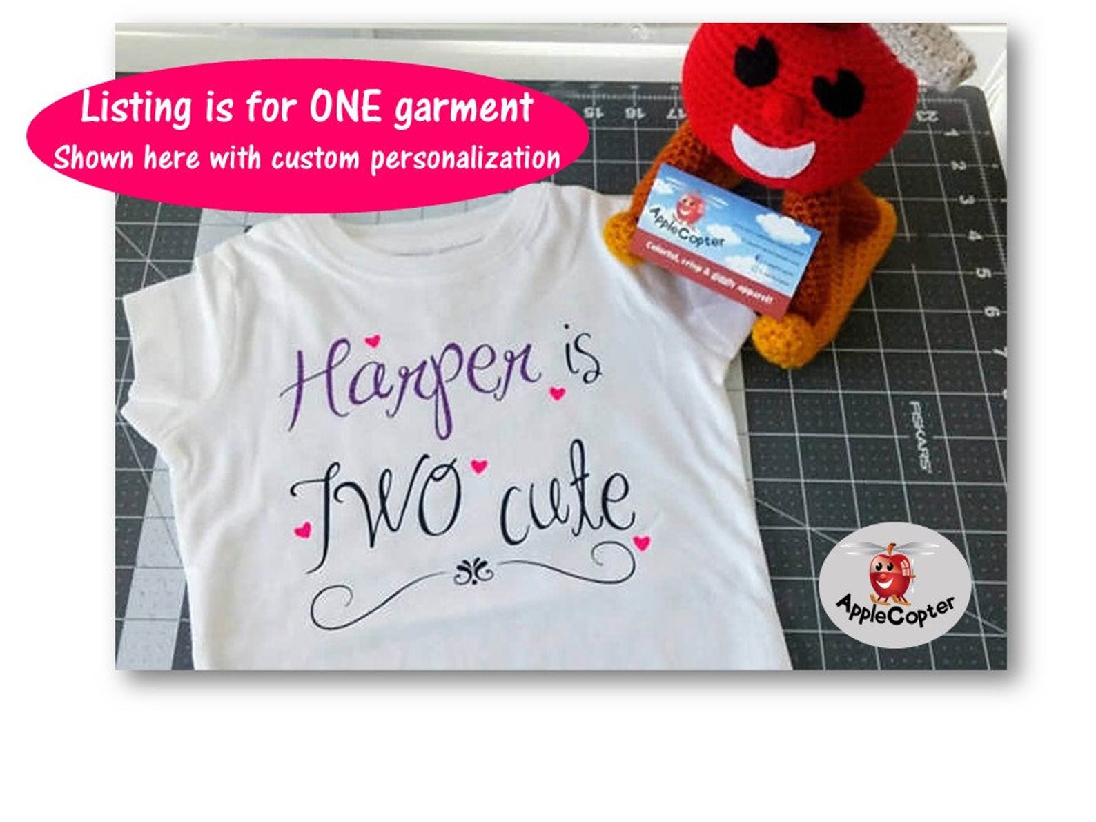 I Am Two Cute Girls 2nd Birthday Party Shirt Two Cute | Etsy