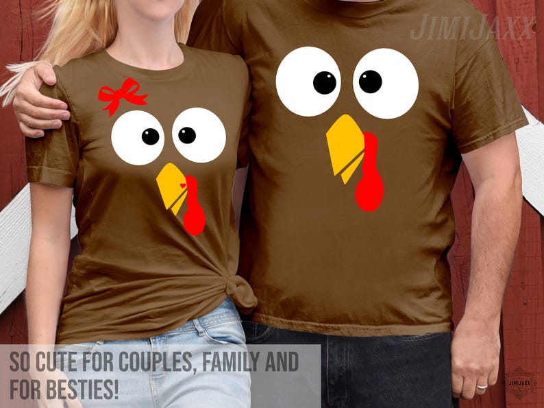 Thanksgiving Turkey Face SVG PNG, Family Turkey Trot Matching Shirt ...