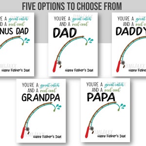 Handprint Fathers Day Gift, Bonus Dad Gift, Fishing Themed Fathers Day ...