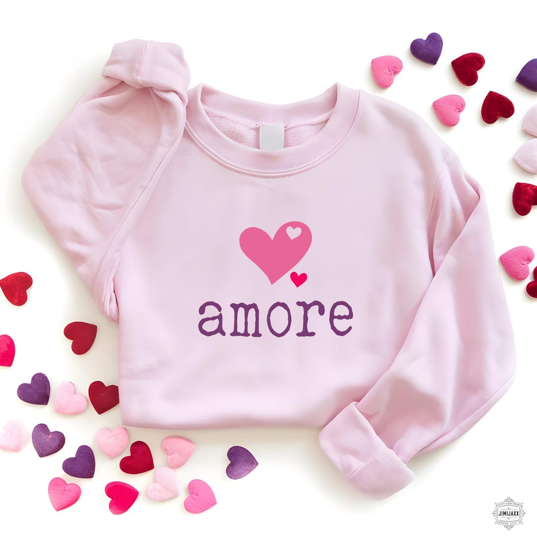 Amore Valentine's Day Shirt PNG SVG, Love PNG, Rustic Simple Valentine ...
