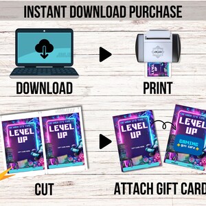 PC Gamer Gift Card Holder Printable, Gifts for Gamer Boyfriend, Gaming ...