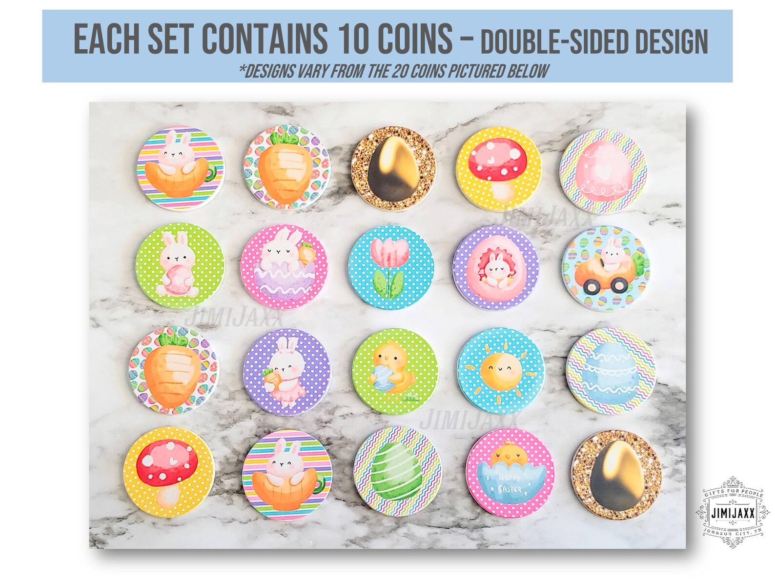 Easter Egg Hunt Tokens Easter Egg Coins for Kids Tokens for - Etsy