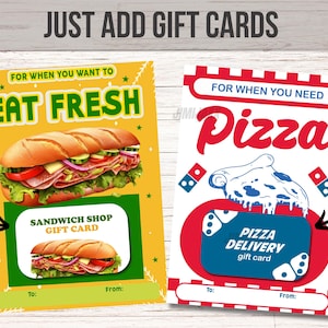 Fast Food Gifts, Mini Gift Card Book Printable, Chicken Nuggets Gift ...