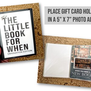 Graduation Gift Card Book, for When Cards, Grad Gift Under 20, High ...