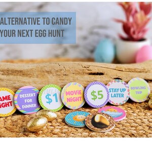 Easter Egg Hunt Tokens Easter Egg Coins for Kids Tokens for - Etsy