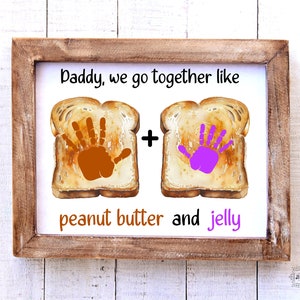 Fathers Day Printable Handprint Art, Gift for Papa on Fathers Day ...