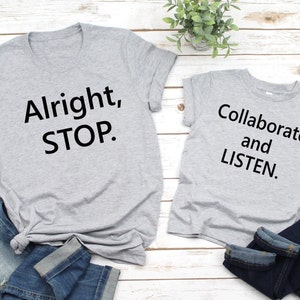 Alright Stop Collaborate And Listen Vanilla Ice Shirt Ice | Etsy