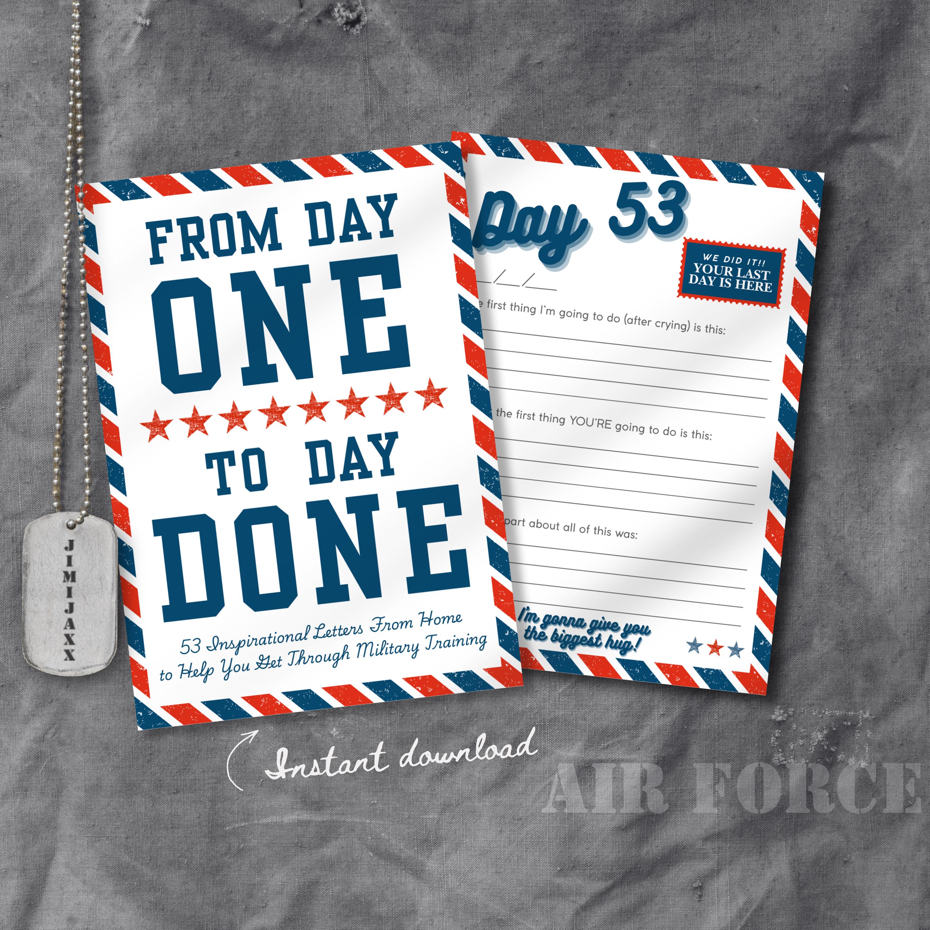 Air Force Boot Camp Letters, Instant Download, Includes Writing Prompts ...
