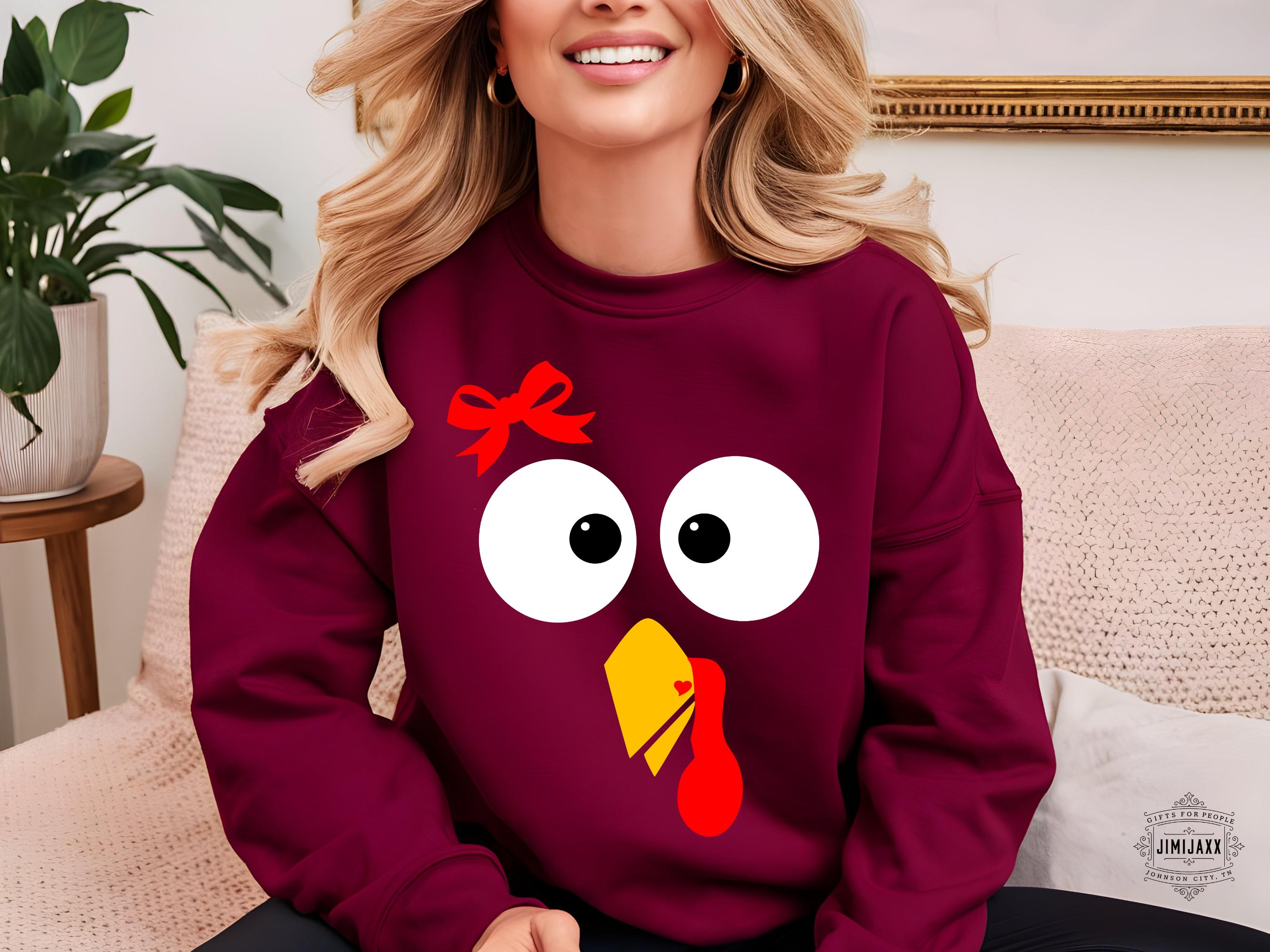 Thanksgiving Turkey Face SVG PNG, Family Turkey Trot Matching Shirt ...