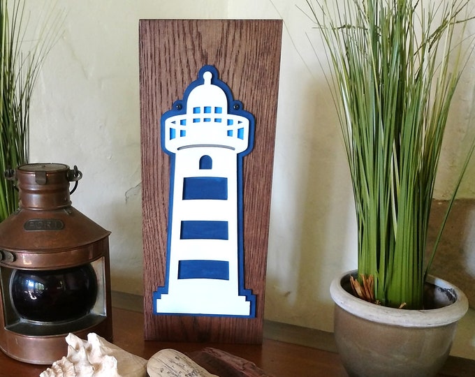 Decorative Nautical Light House Sign - Etsy