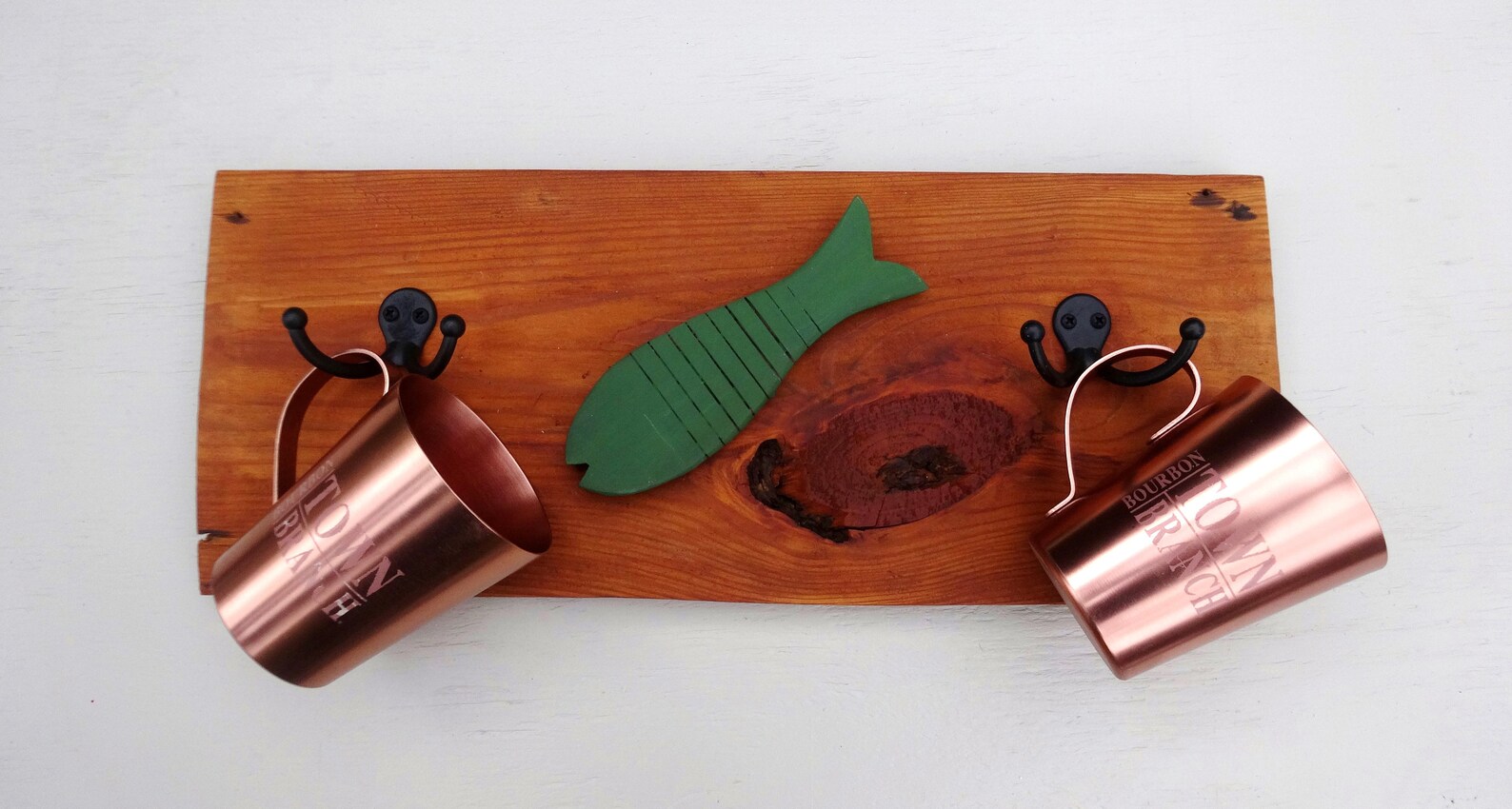 Fish Sign Coat Hook A Unique Gift for the Fisherman in Your | Etsy