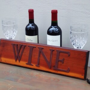 Wine Sign A Unique Bar Sign Farmhouse Decor She Shed Decor - Etsy