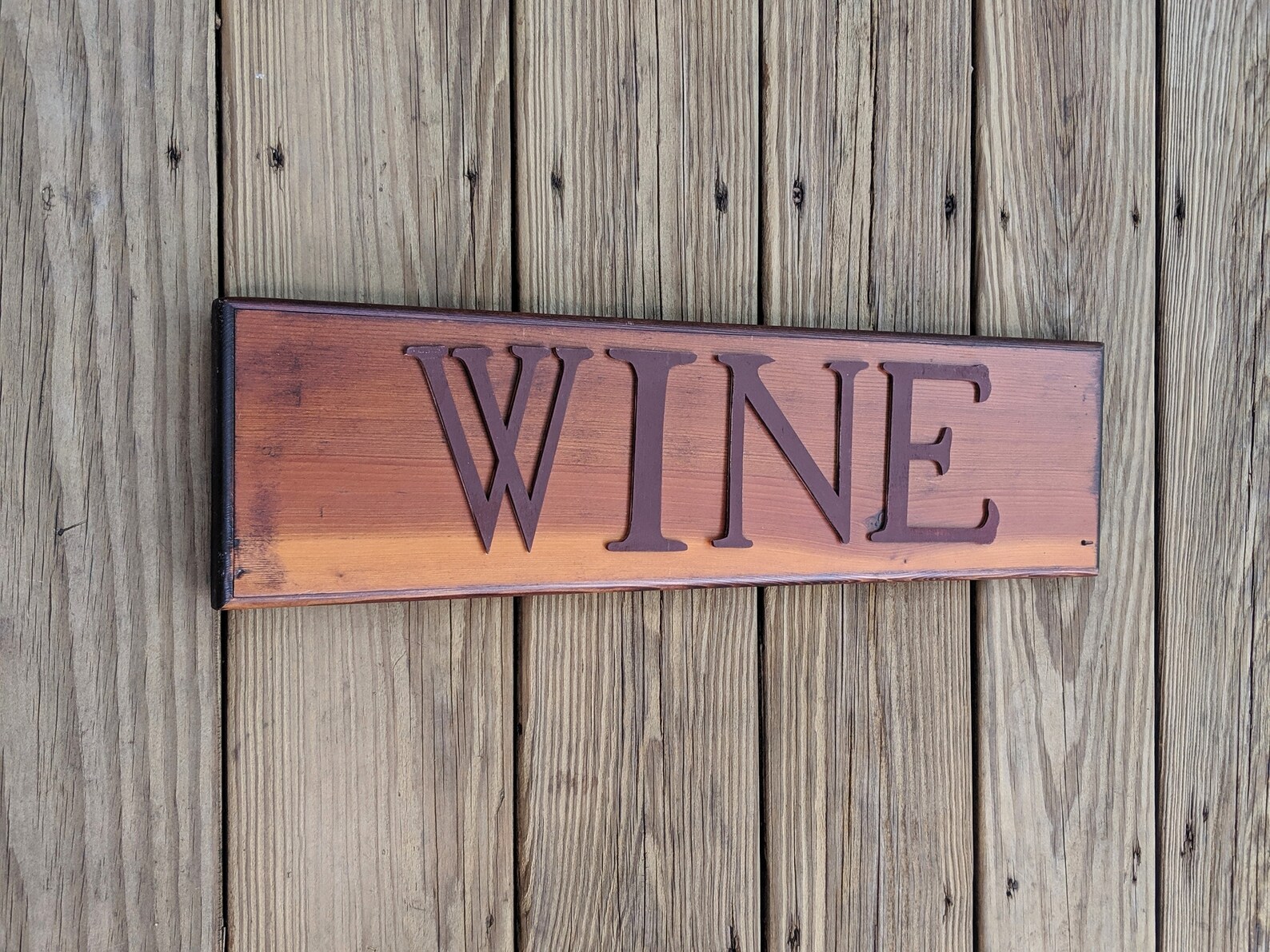 Wine Sign A Unique Bar Sign Farmhouse Decor She Shed - Etsy