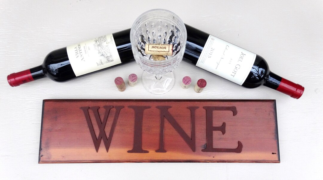 Wine Sign A Unique Bar Sign Farmhouse Decor She Shed Decor - Etsy