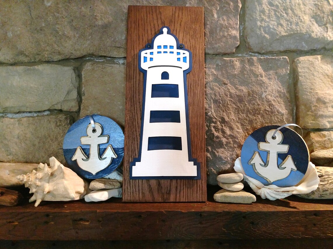 Decorative Nautical Light House Sign | Etsy