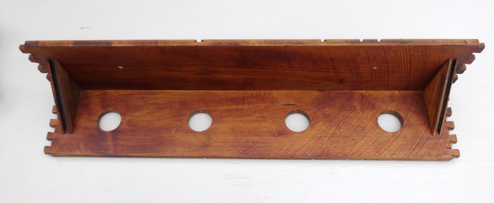 Beautiful Reclaimed Wood Shot Glass Display Shelf - Etsy