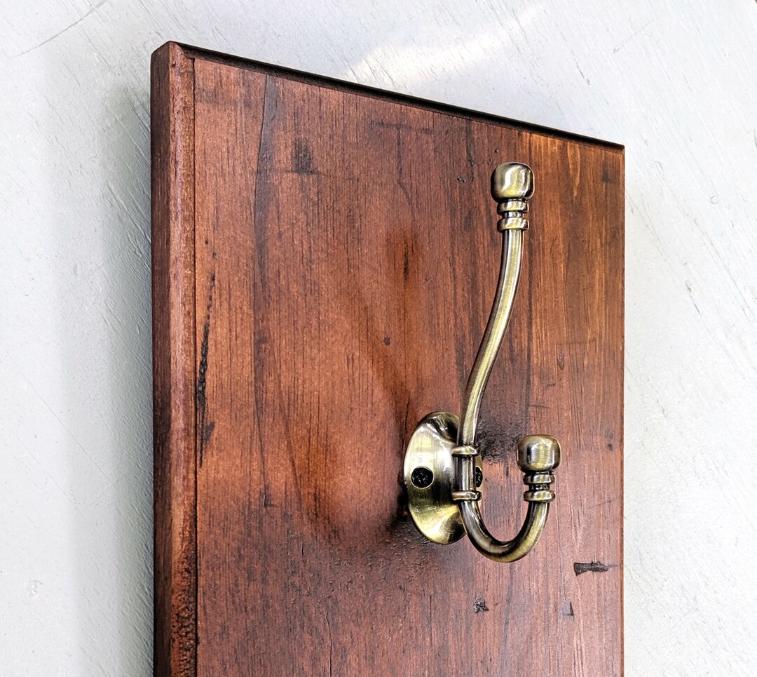 Reclaimed Wood Coat Hook - Farmhouse Decor - Etsy