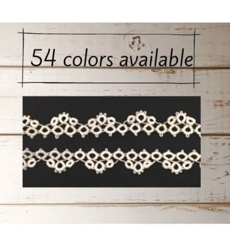 Lace by the Yard, Lace Edging, Lace Trim, Eyelet Lace, Handmade ...