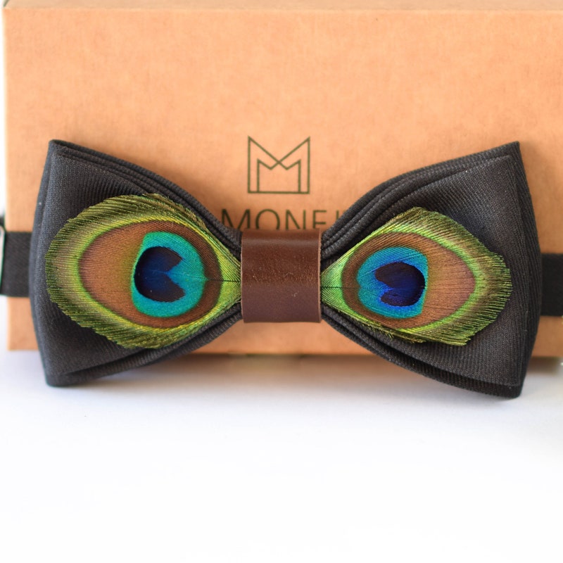 Feather Bow Ties - Etsy