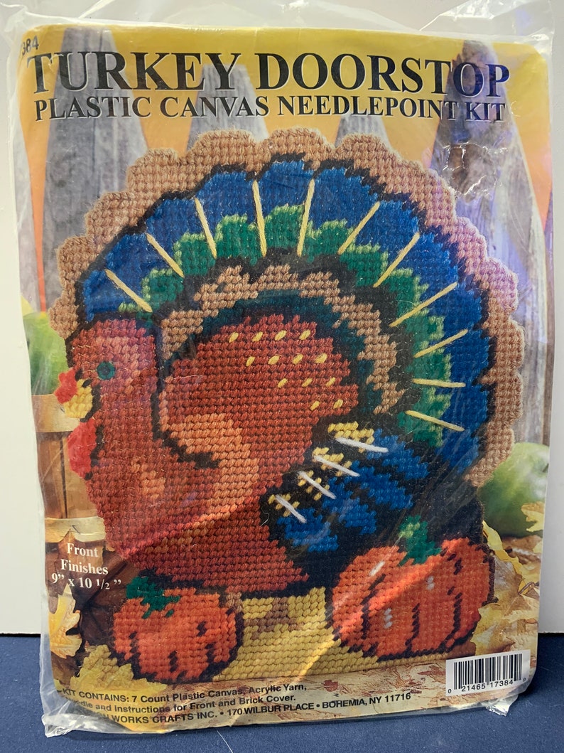 Design Works Plastic Canvas Kit "turkey Doorstop " (M) - Etsy